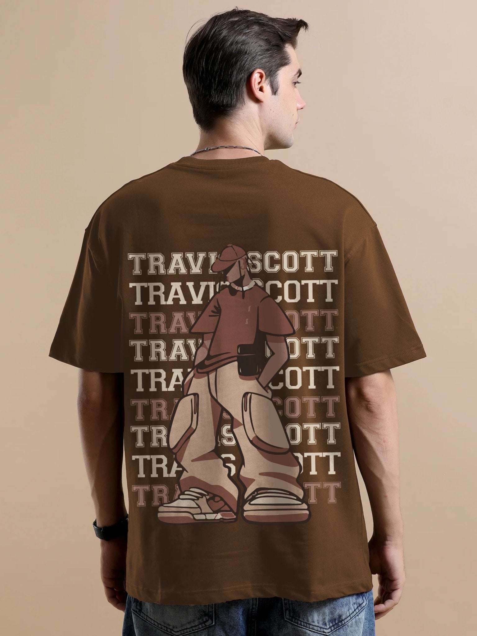 Travis Scott Caricature Oversize T-Shirt – Awara Bacha